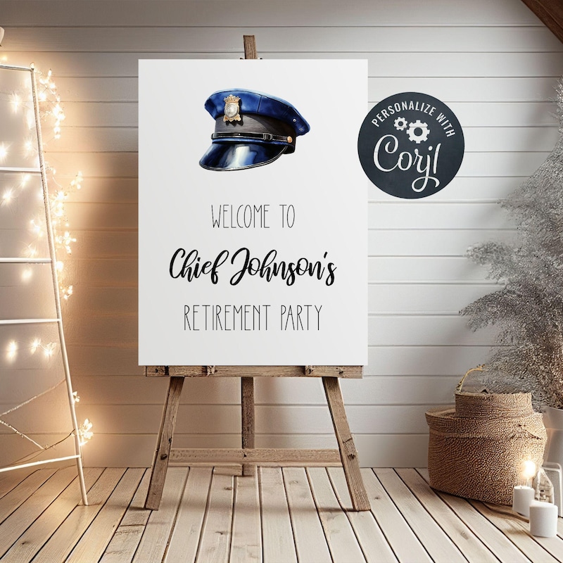 Police Retirement Party - Etsy