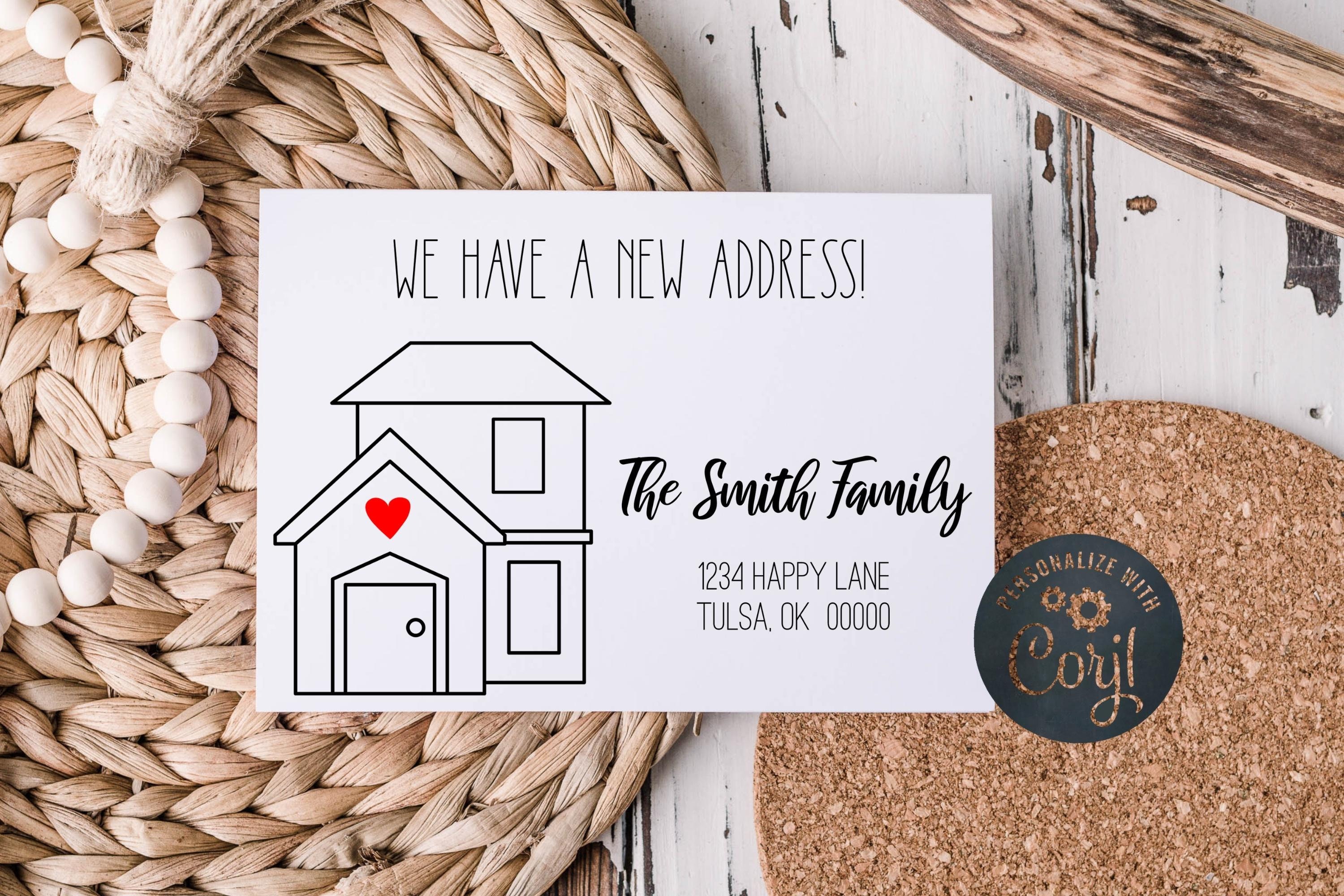 Editable We Have a New Address Announcement 7x5 Printable - Etsy