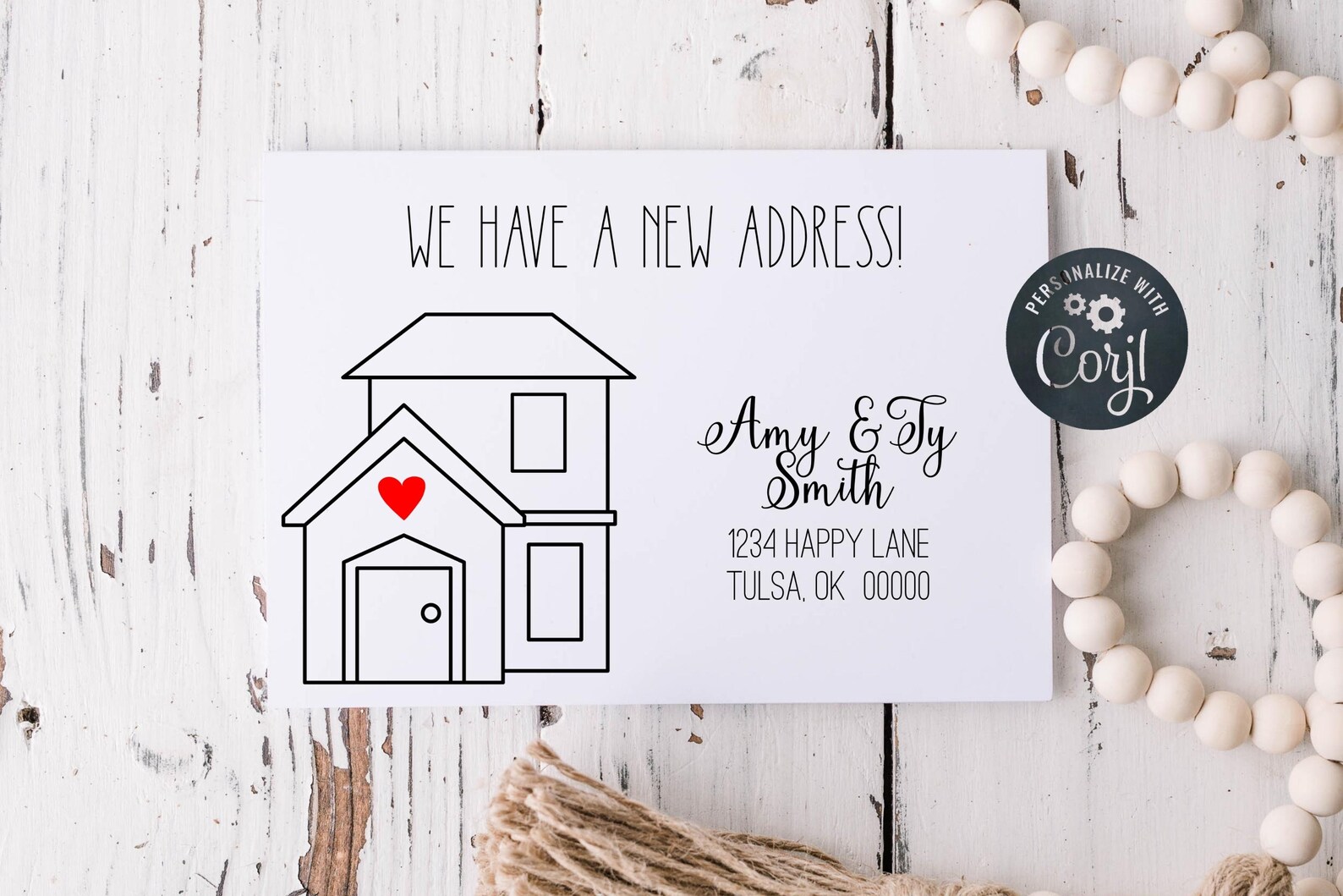 Editable We Have a New Address Announcement 7x5 Printable - Etsy