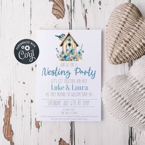 Editable Nesting Party Invitation Template - Etsy