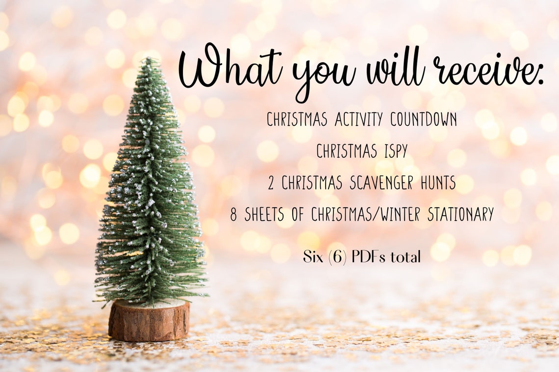 Printable Christmas Fun Bundle Christmas I-spy Christmas - Etsy