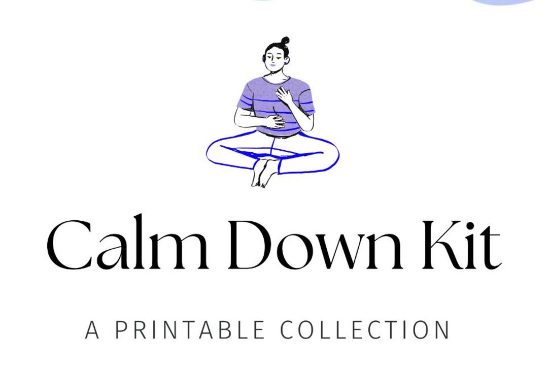 Calm Down Card Kit - Etsy