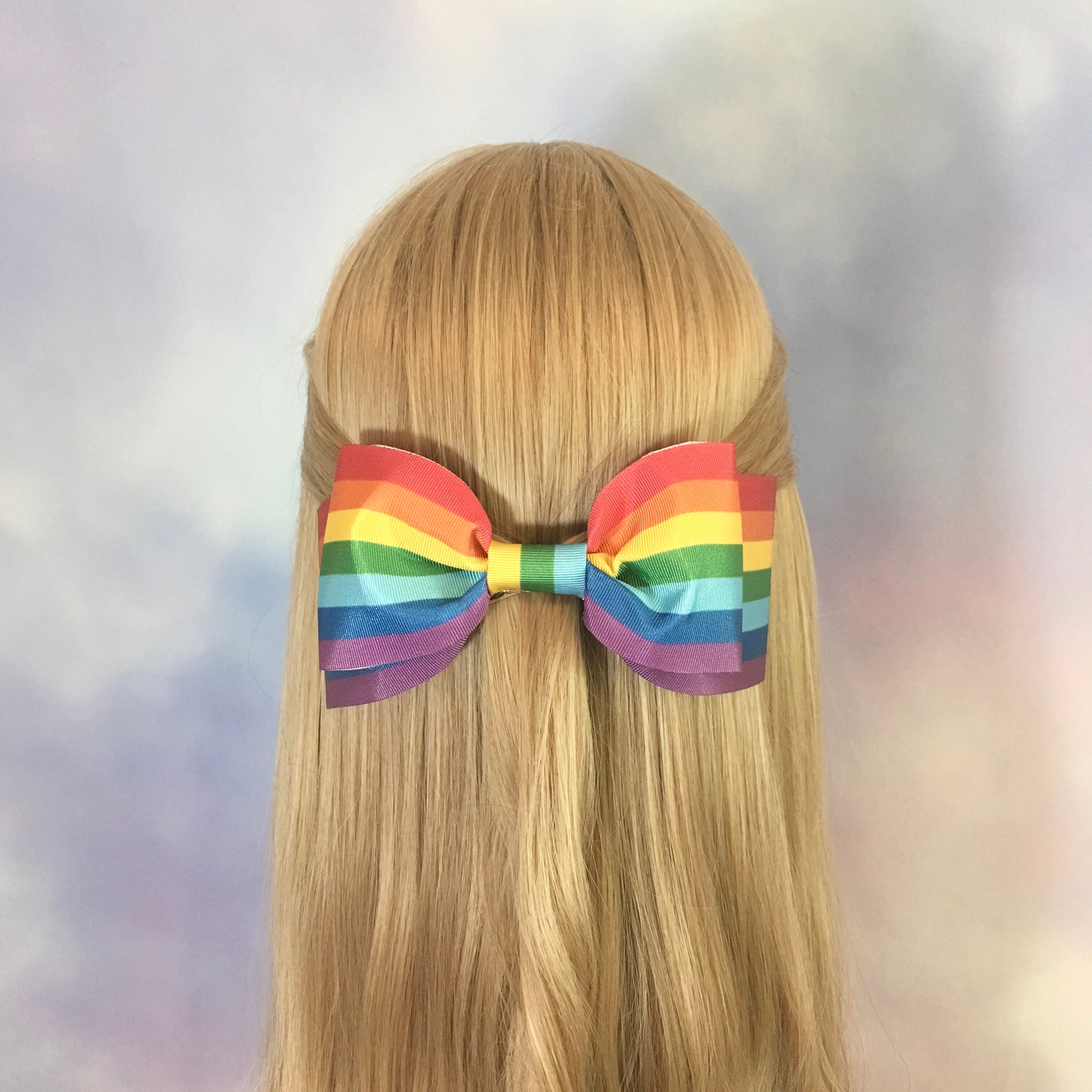 Rainbow Pride and Trans Pride Bows - Etsy