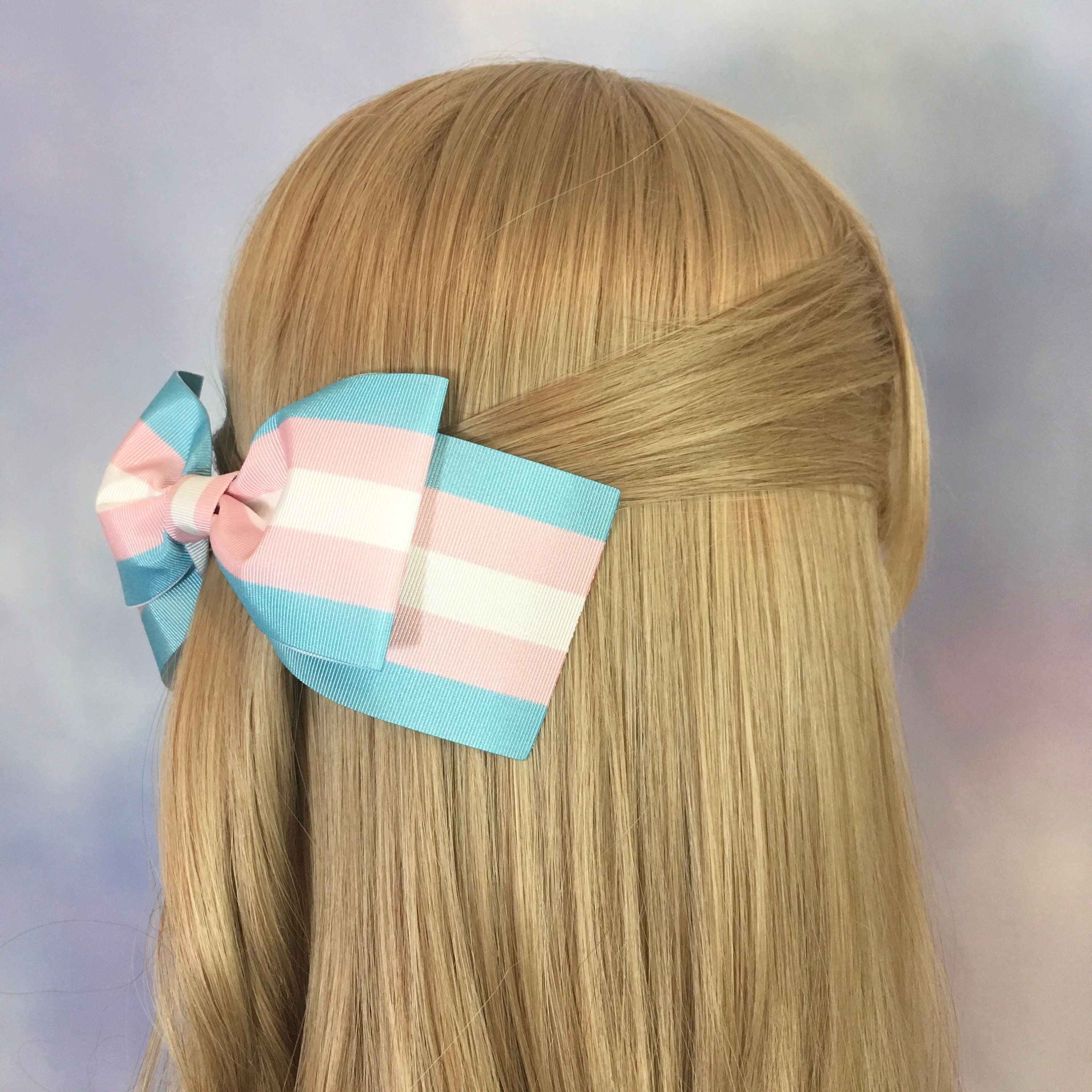 Rainbow Pride and Trans Pride Bows - Etsy