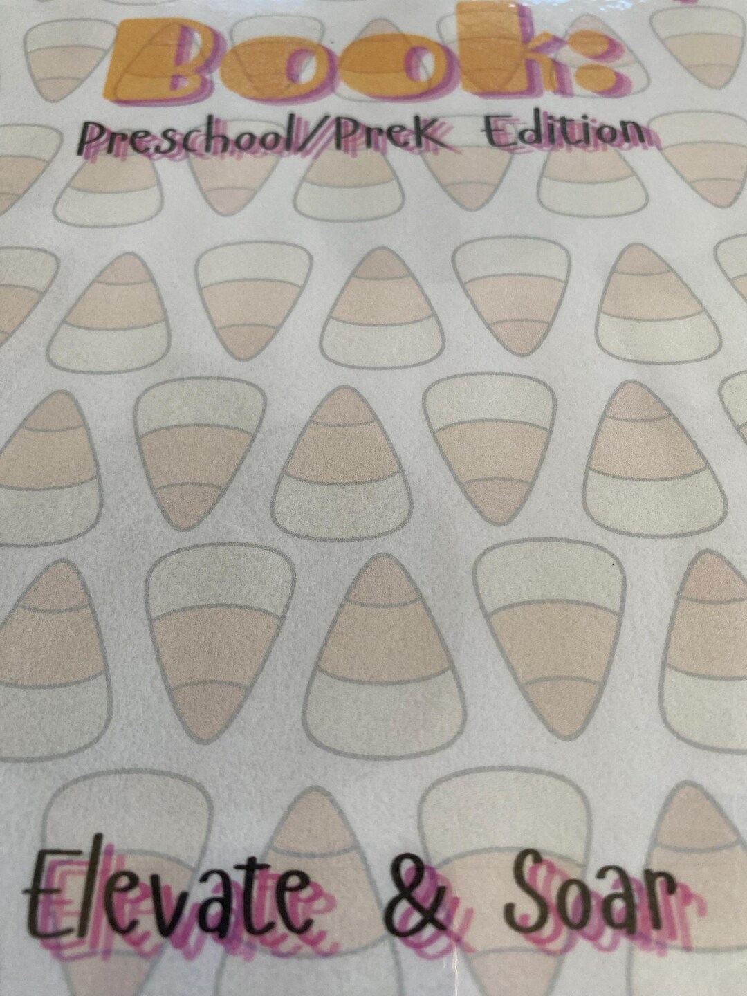 Preschool/prek Halloween Activity Book-reusable Dry Erase Learning Game ...