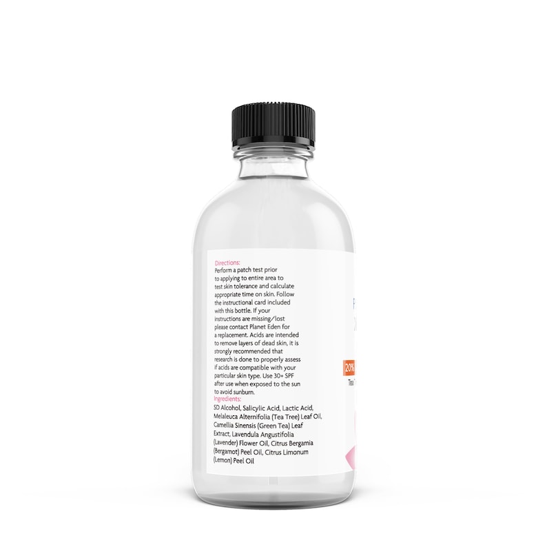 Planet Eden Salicylic Acid Skin Peel With Lactic Acid, Green Tea ...