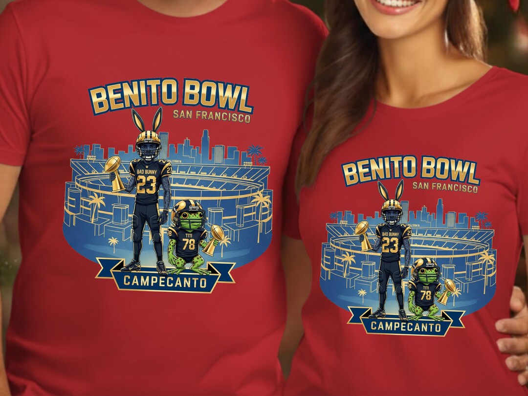 Benito Bowl Shirt, Puerto Rico Coqui Frog Tee, Football Fan Gift, Bunny ...