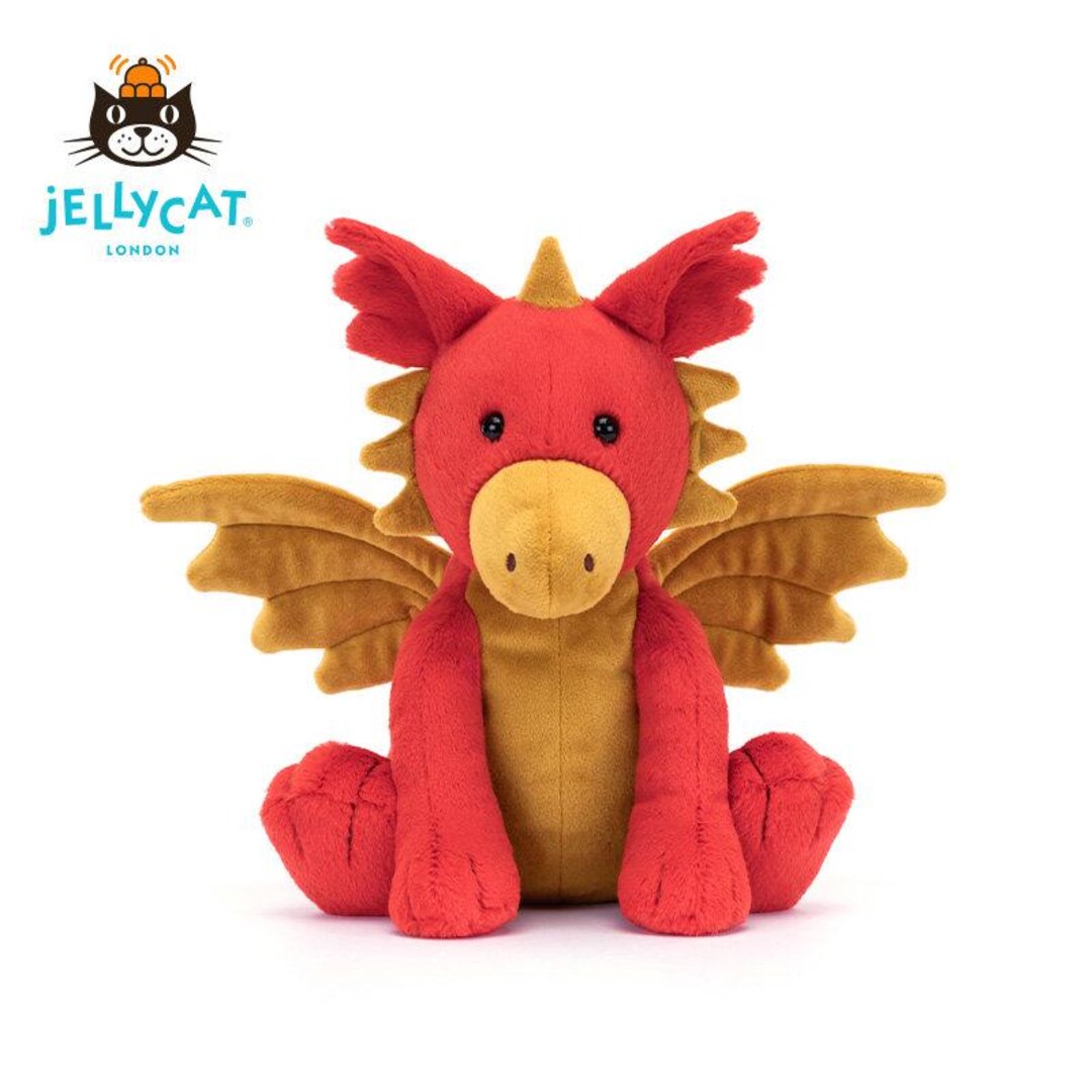 Jellycat Darwin Dragon Fantastic Animal Plush Toy - Cute Doll - Etsy