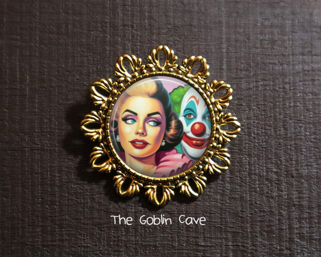 Clown Brooch - Etsy