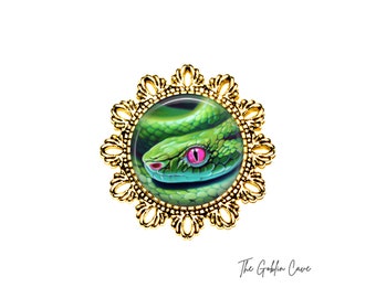 Brass Snake Pin Snake Brooch Snake Jewelry Snake Charm Tie - Etsy