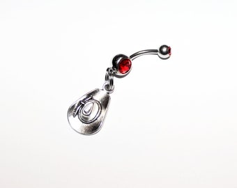 Country Belly Ring - Etsy