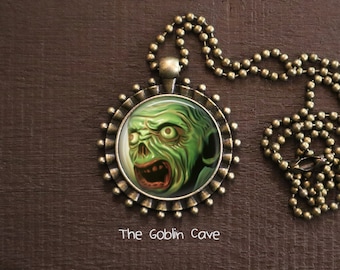 Zombie Pendant. Halloween Jewelry, Polymer Clay, Halloween, Zombie ...