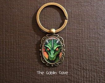 Dragon Keychain, Nerd Keychain, Geek Keychain, Videogame Keychain, Lore ...