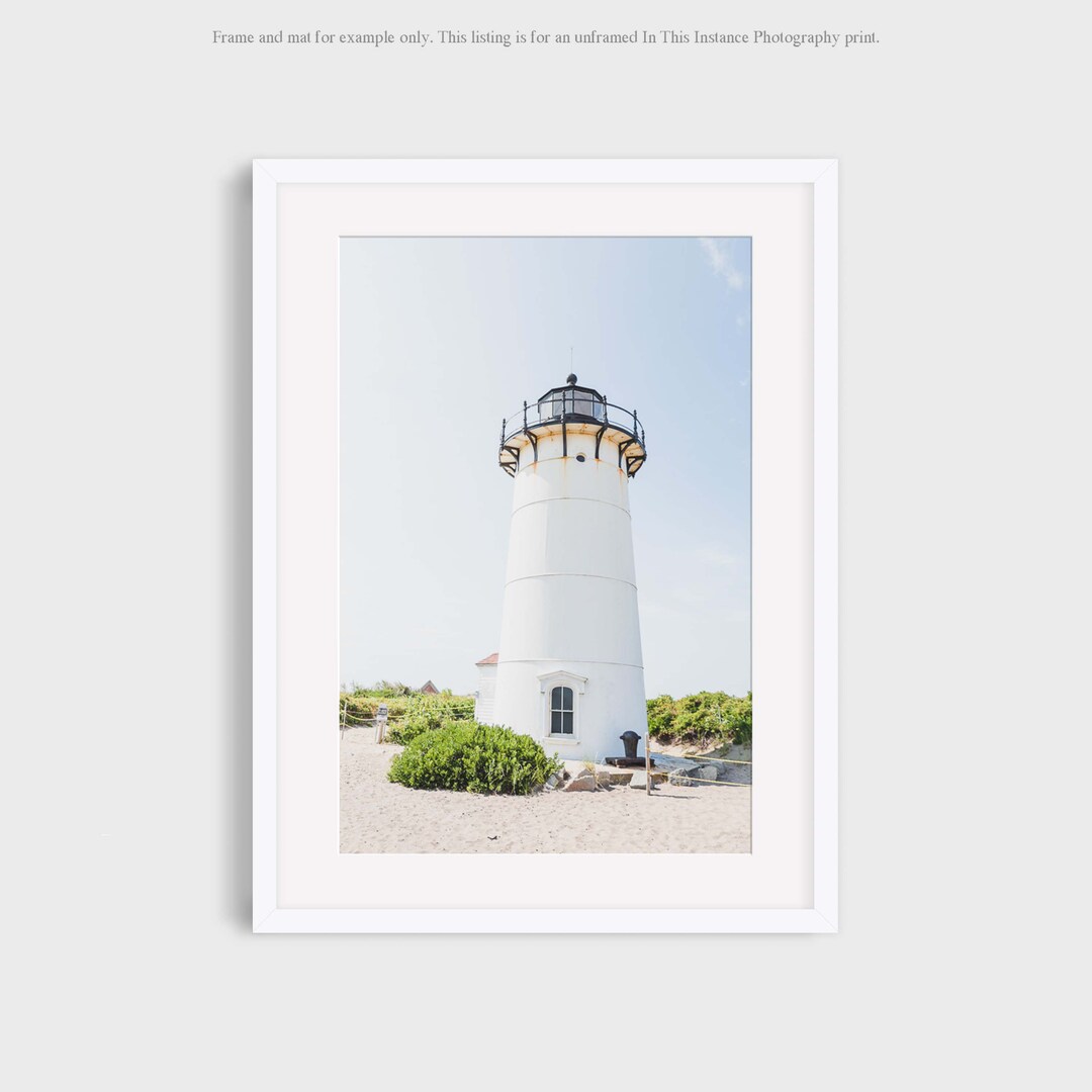 Cape Cod Lighthouse Photography Print, Race Point Lighthouse Coastal ...