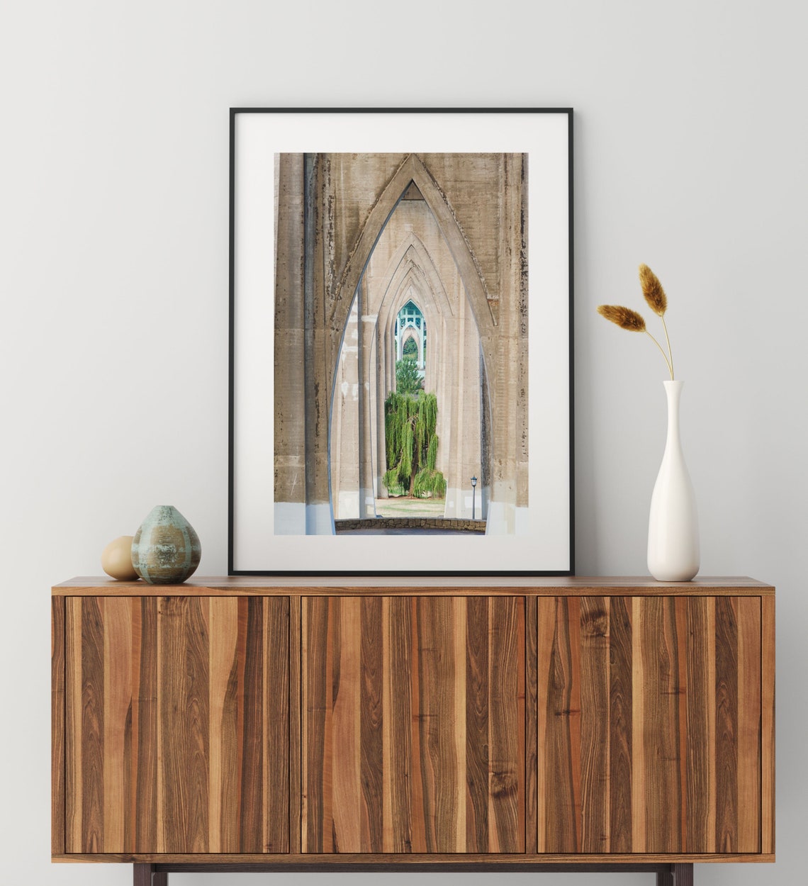 St Johns Bridge Photography Print: Portland Oregon Gothic Architecture ...