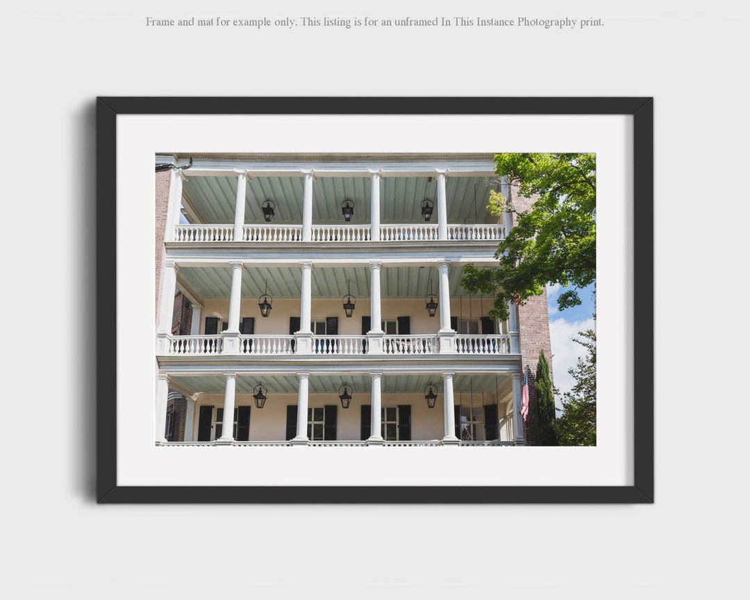 Charleston Photography, Porch Piazza Architecture Wall Art, South ...