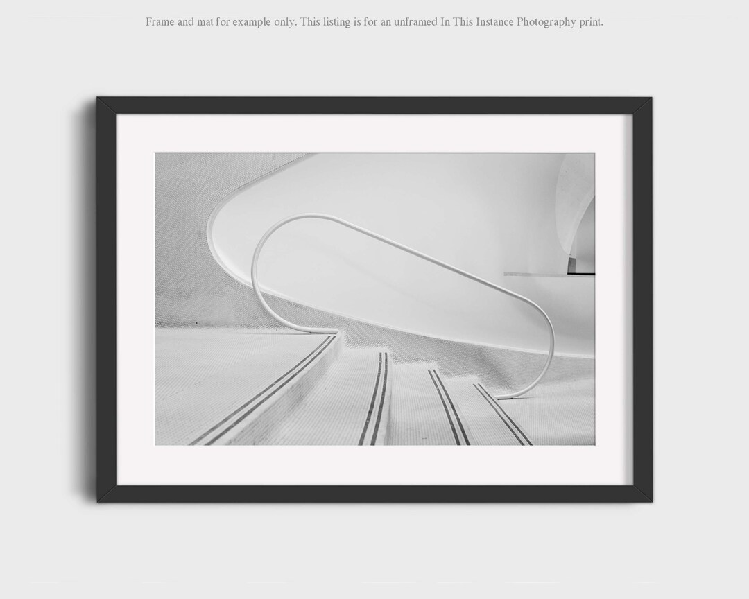 Abstract Architecture Wall Art, Black and White NYC TWA Flight Center ...