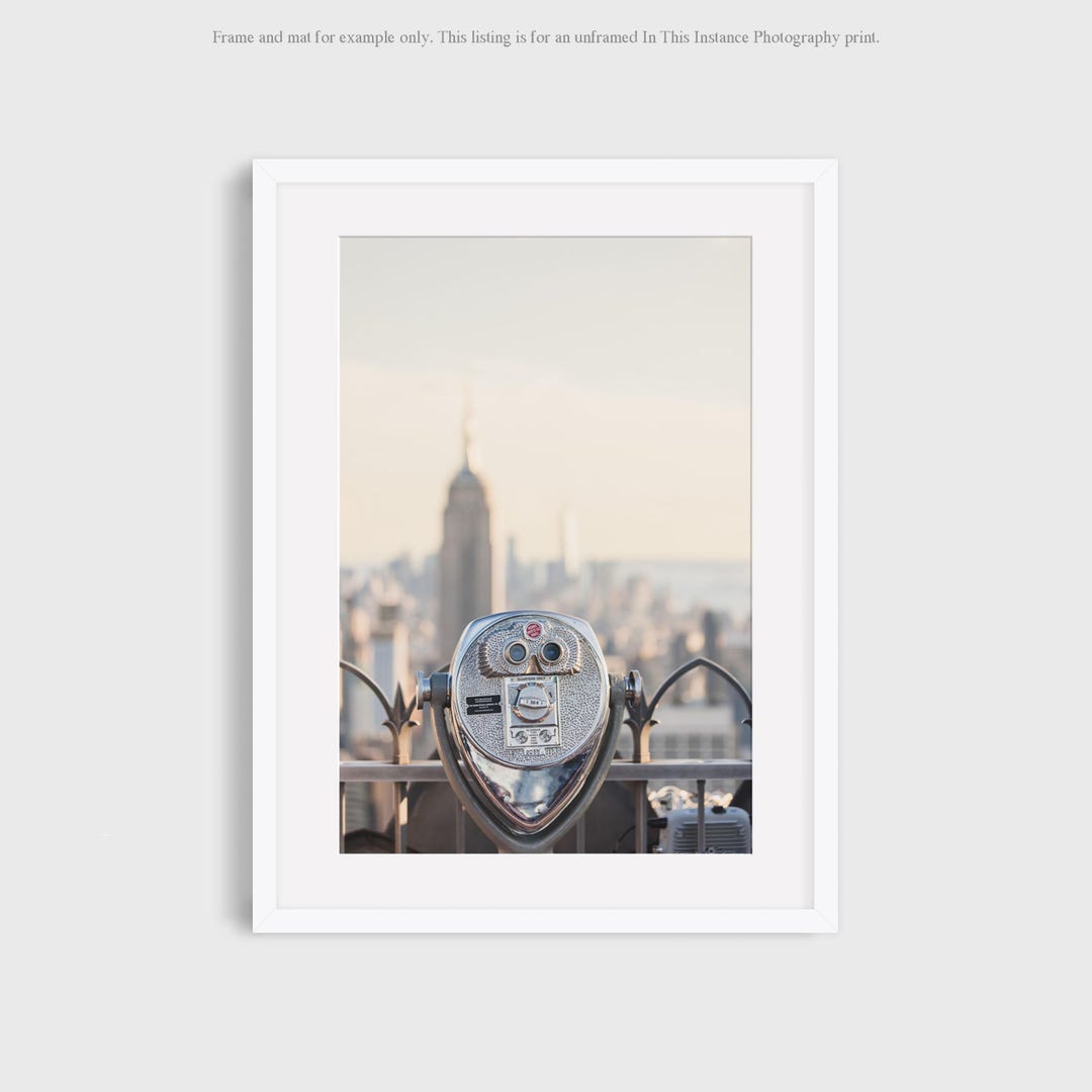 NYC Golden Hour Photography Print: Top of the Rock Viewfinder - Etsy