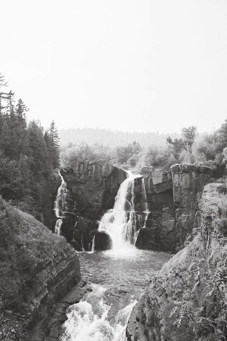 Minnesota Photography, Northwoods Grand Portage High Falls Pigeon River ...