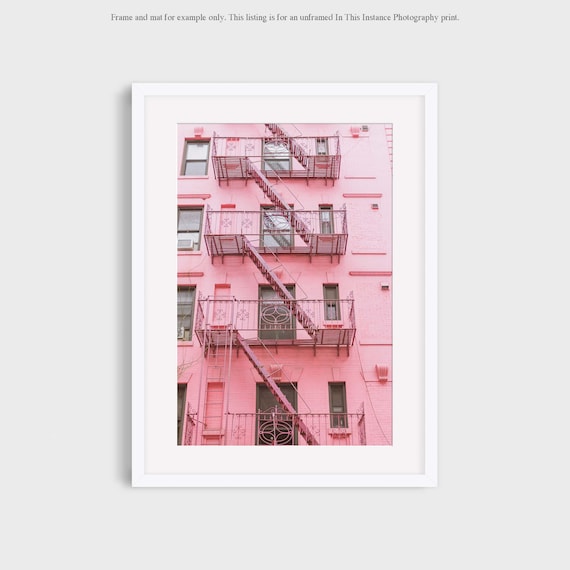 New York City Photography Pink NYC Art Manhattan Soho | Etsy