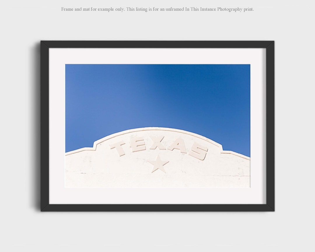 Texas Star Marfa Print: West Texas Architecture Photography Travel Wall ...