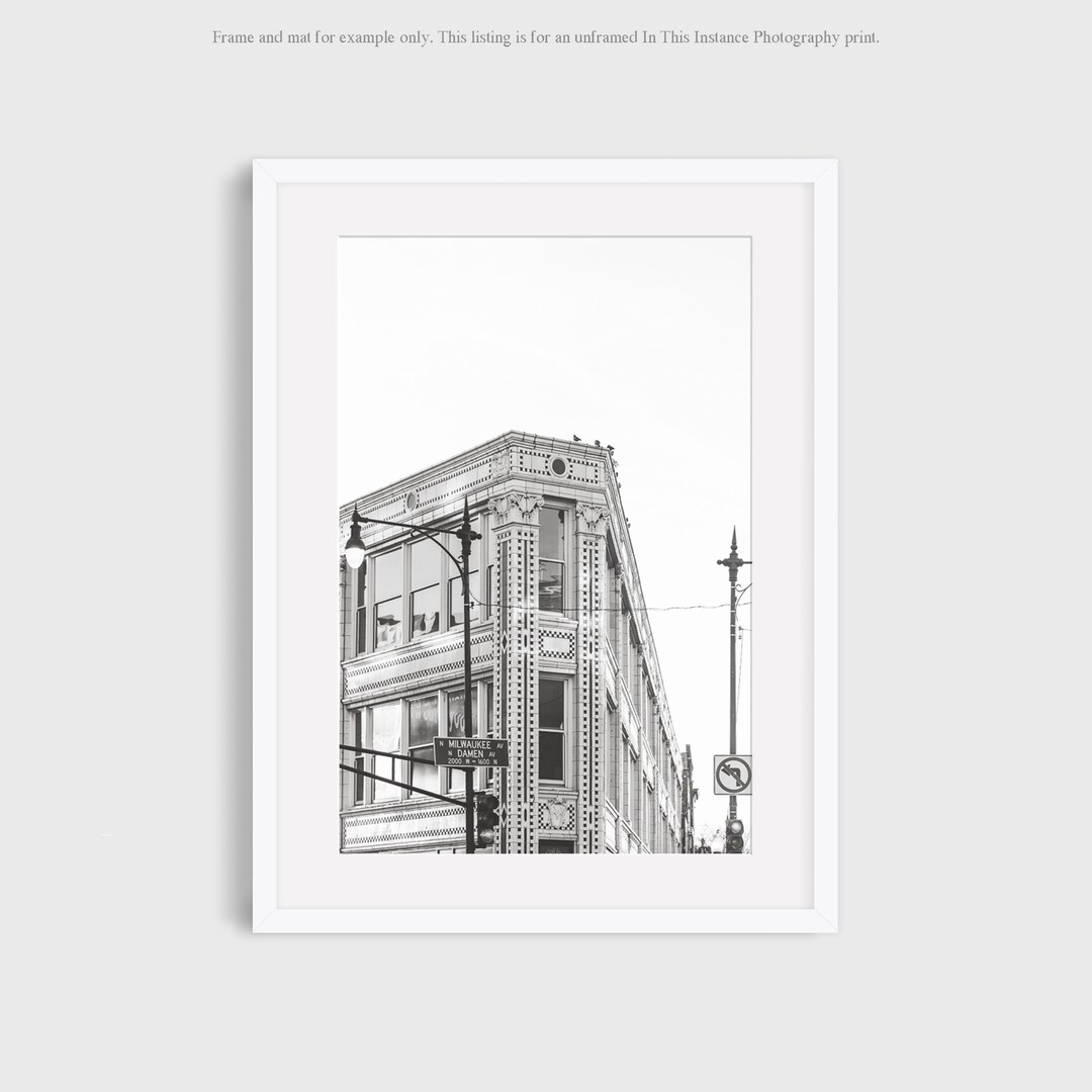 Chicago Architecture Print: Wicker Park Flat Iron Arts Building - Etsy