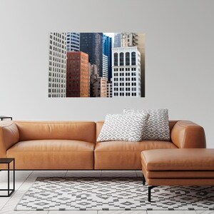 Chicago Photography Abstract Skyline Chicago Loop Prints Blue - Etsy
