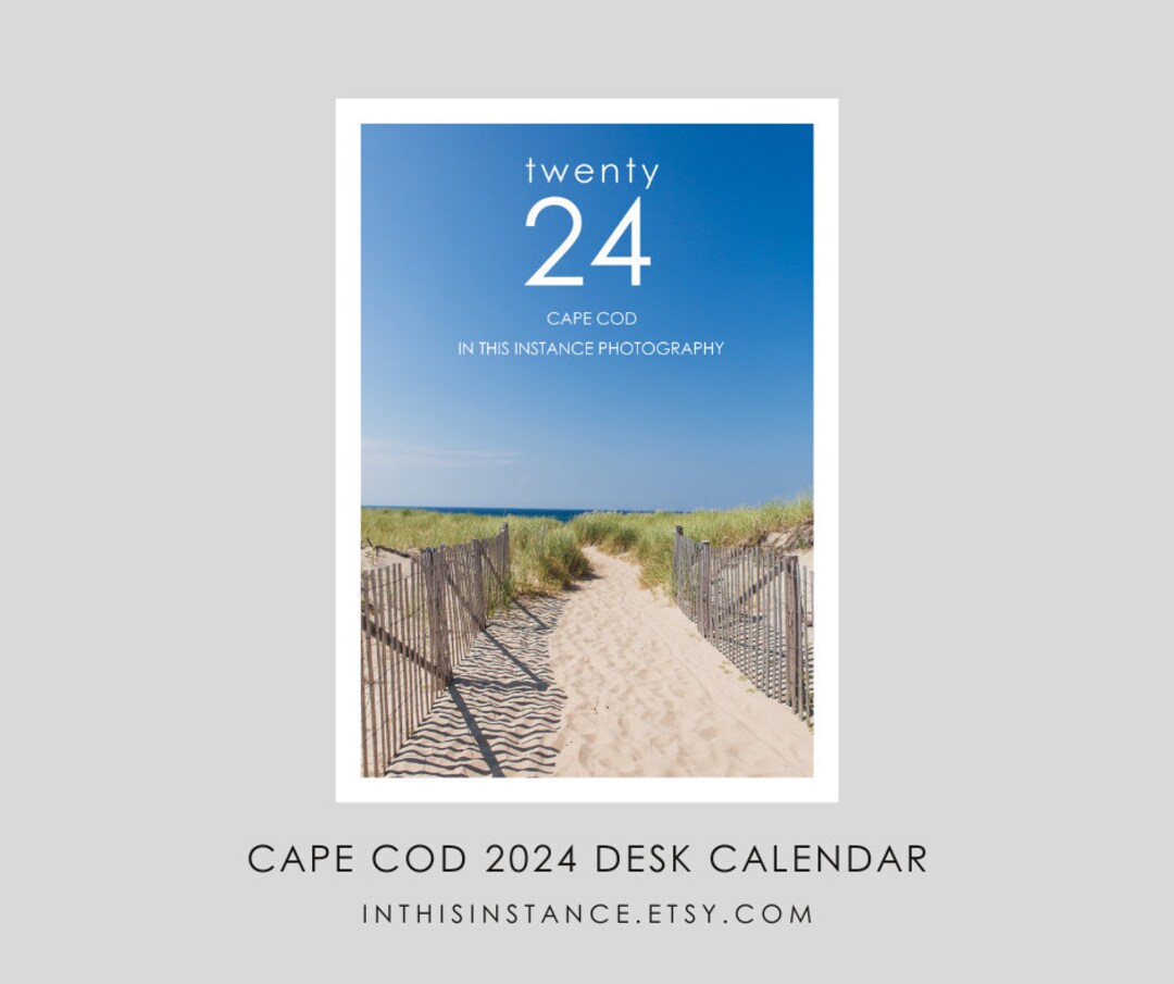 2024 Cape Cod Desk Calendar 5x7 Loose Leaf Photography Calendar - Etsy