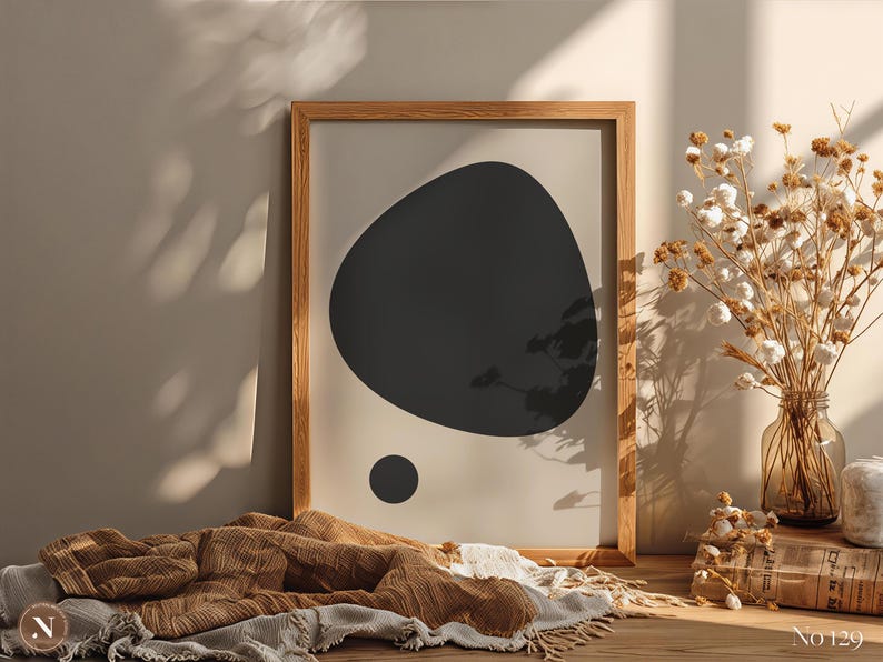 Minimal Frame Mockup PSD | DIN A, Printable Art, Poster Display ...