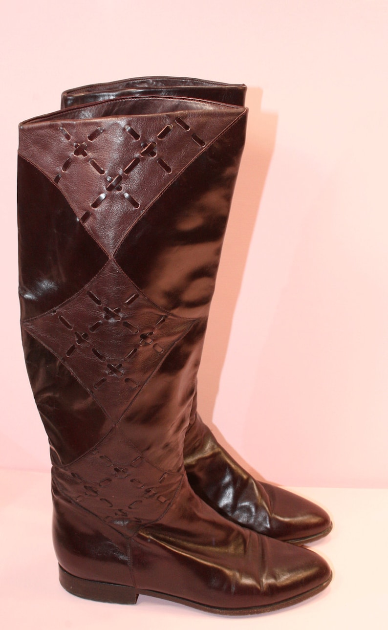 OX Blood Leather Boot - Etsy