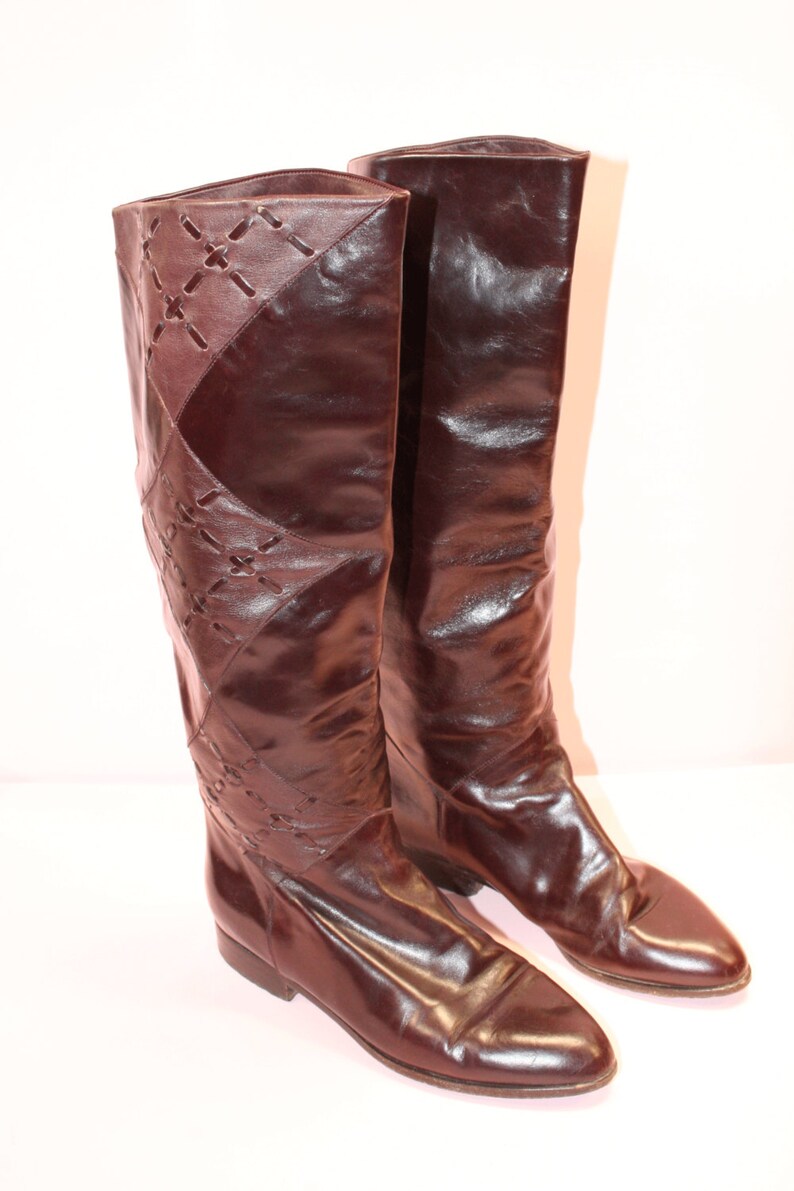OX Blood Leather Boot - Etsy