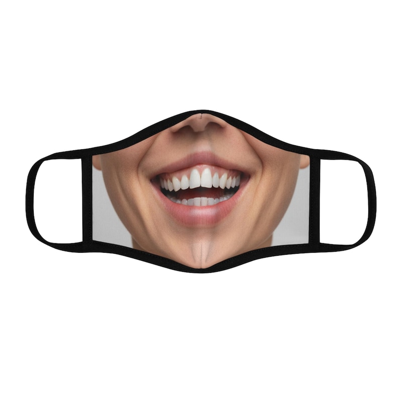 Smiling Face Mask - Etsy