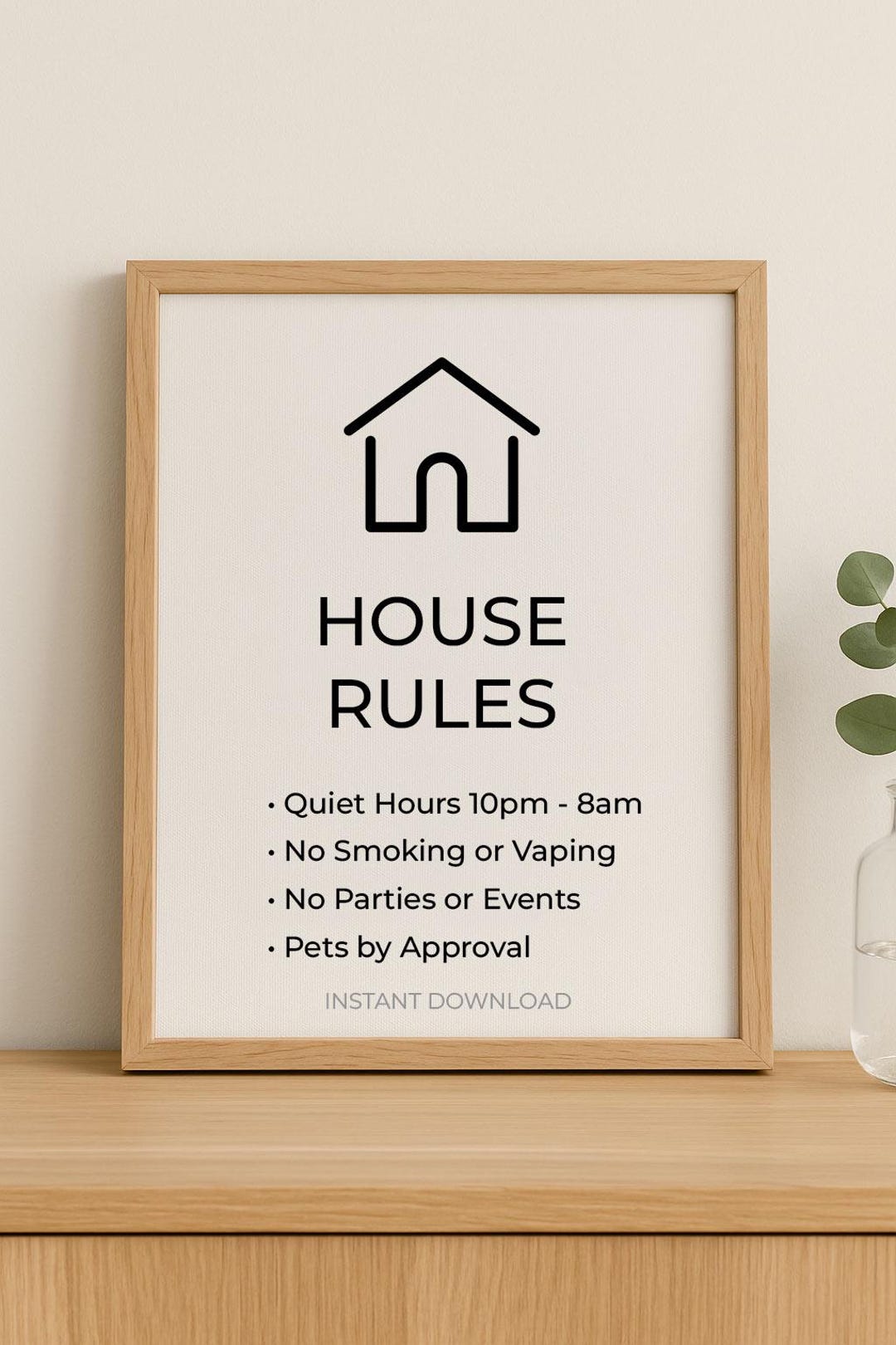 House Rules for Short Term Rental Hosts, Editable Airbnb Template ...