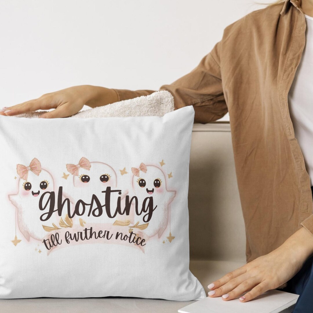 Ghosting Till Further Notice SVG PNG -cute Halloween Ghosts Digital ...
