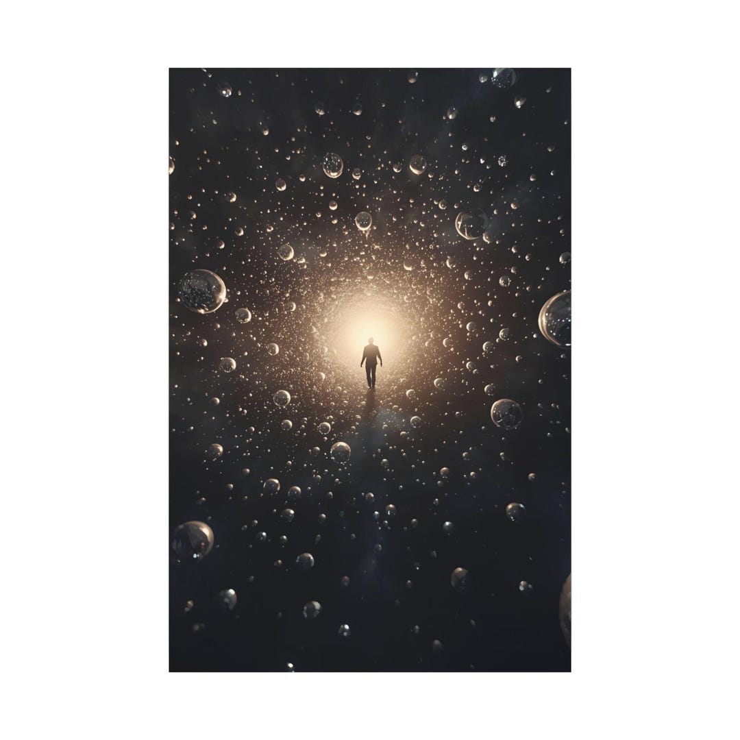 Journey to the Light - Spiritual Wall Art - Astral Awakening Canvas ...