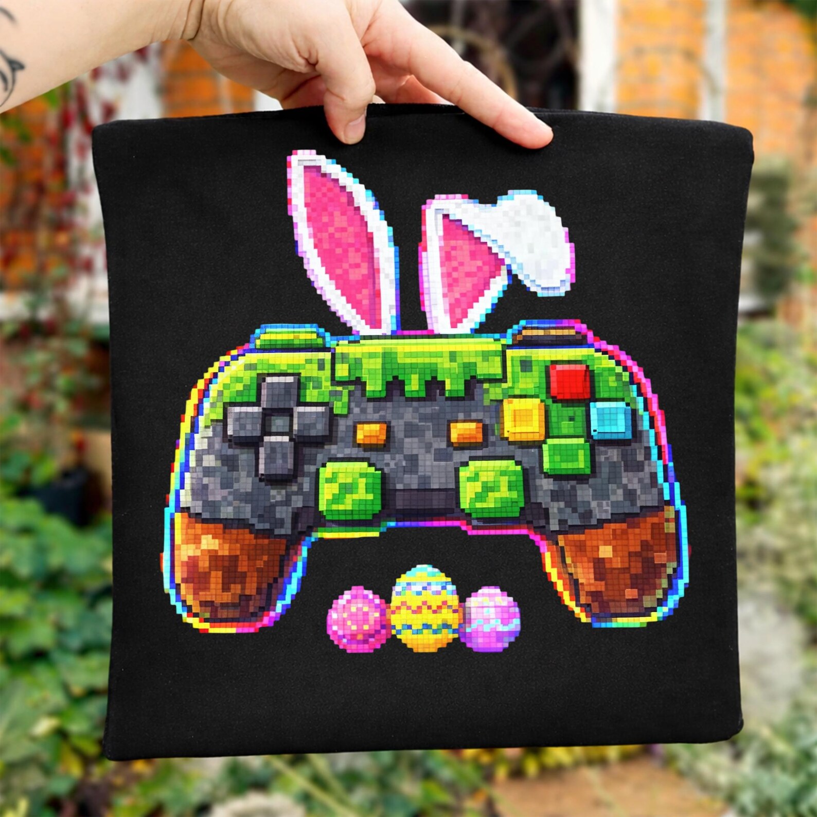 Boys Mining Easter PNG, Video Game Png, Pixel Shirt Png Mine Love ...