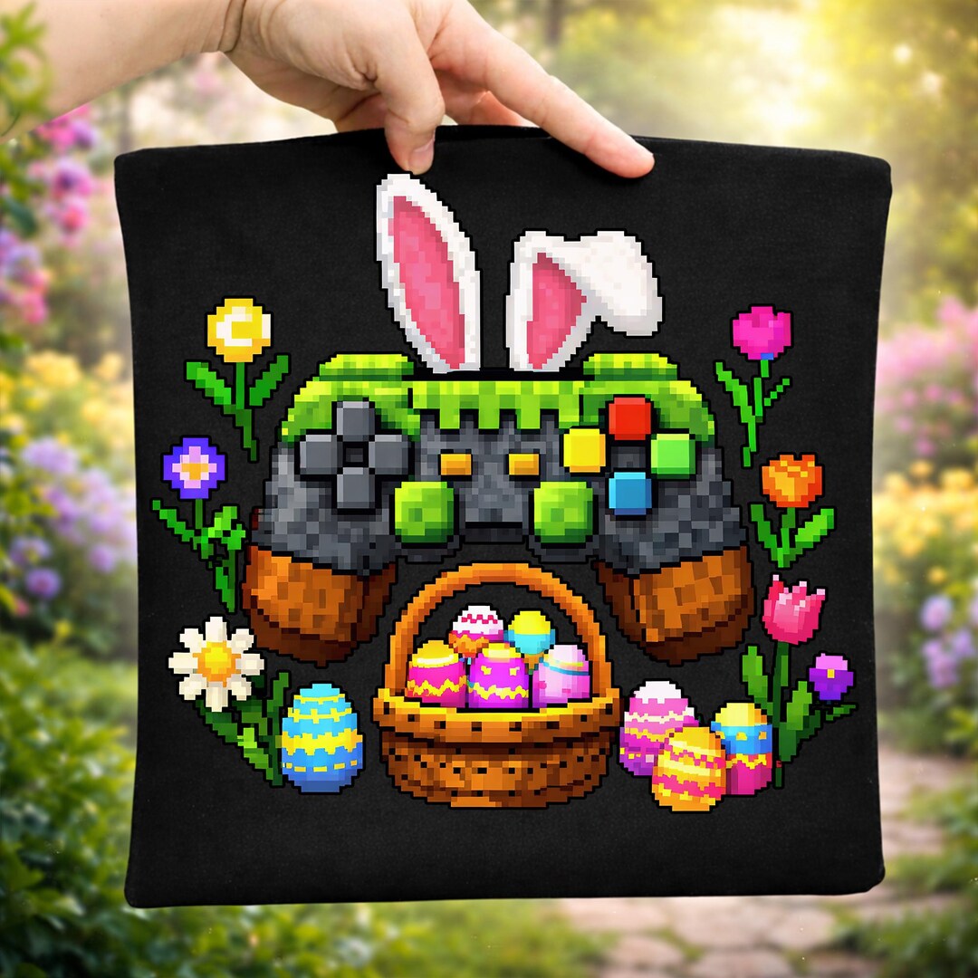 Boys Mining Easter PNG, Video Game Png, Pixel Shirt Png Mine Love ...