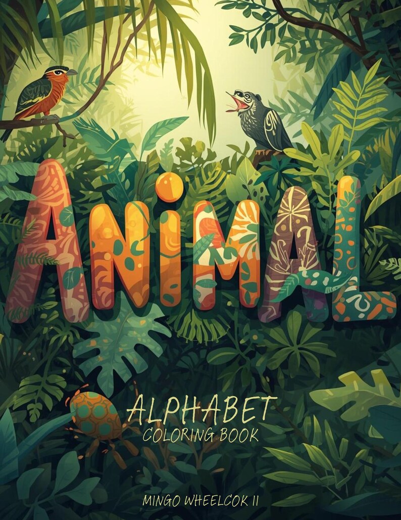 Animal Alphabet Tracing & Coloring Book (A–Z) • Preschool Handwriting ...