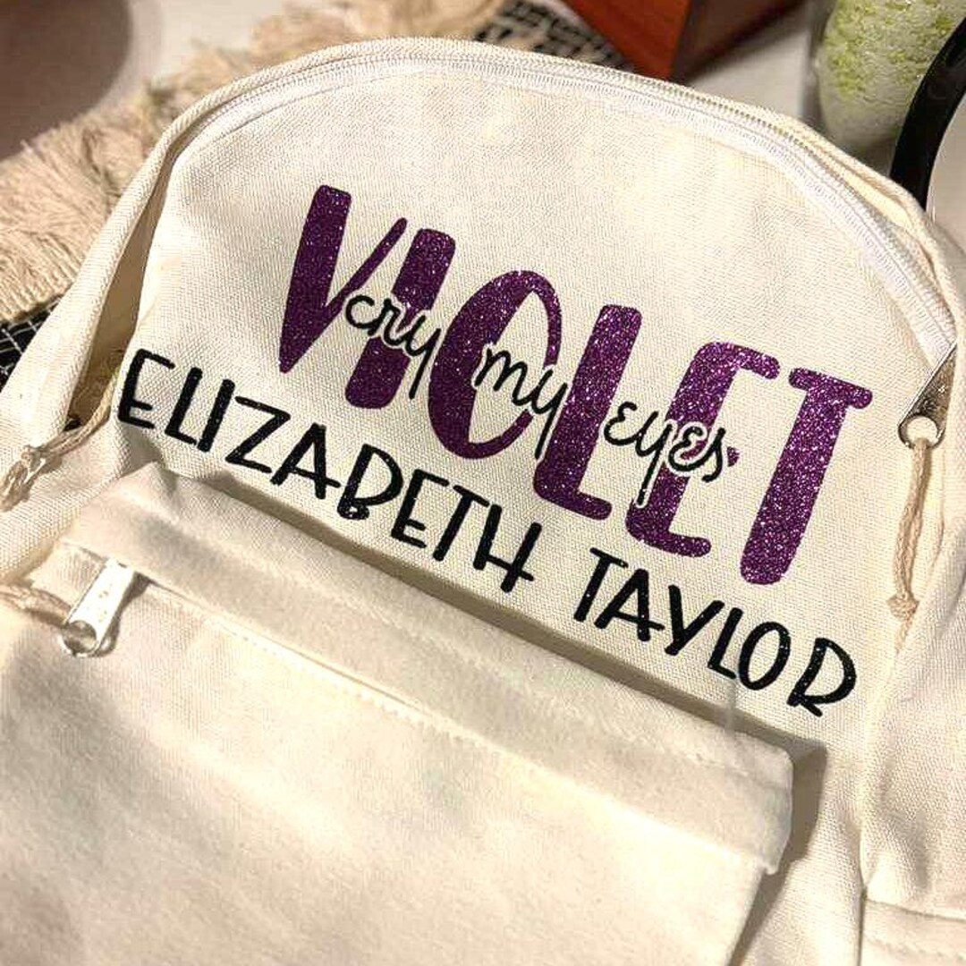 Elizabeth Taylor Mini Backpack | "cry My Eyes Violet" Show Girl Design ...