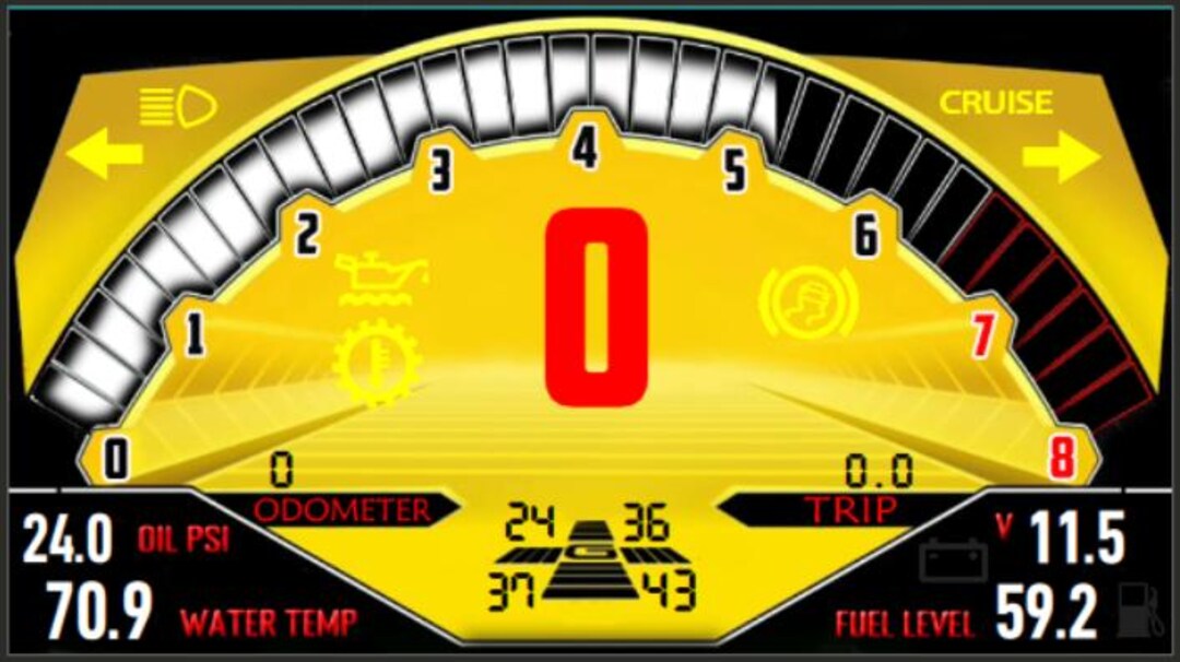 Digital Haltech Dash Design - Etsy