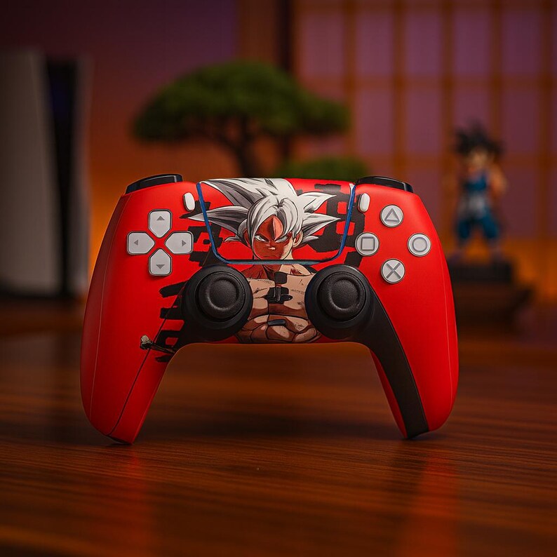 Dragon Ball Z PS5 Controller Skin – Goku Anime Decal Set | Ultra ...