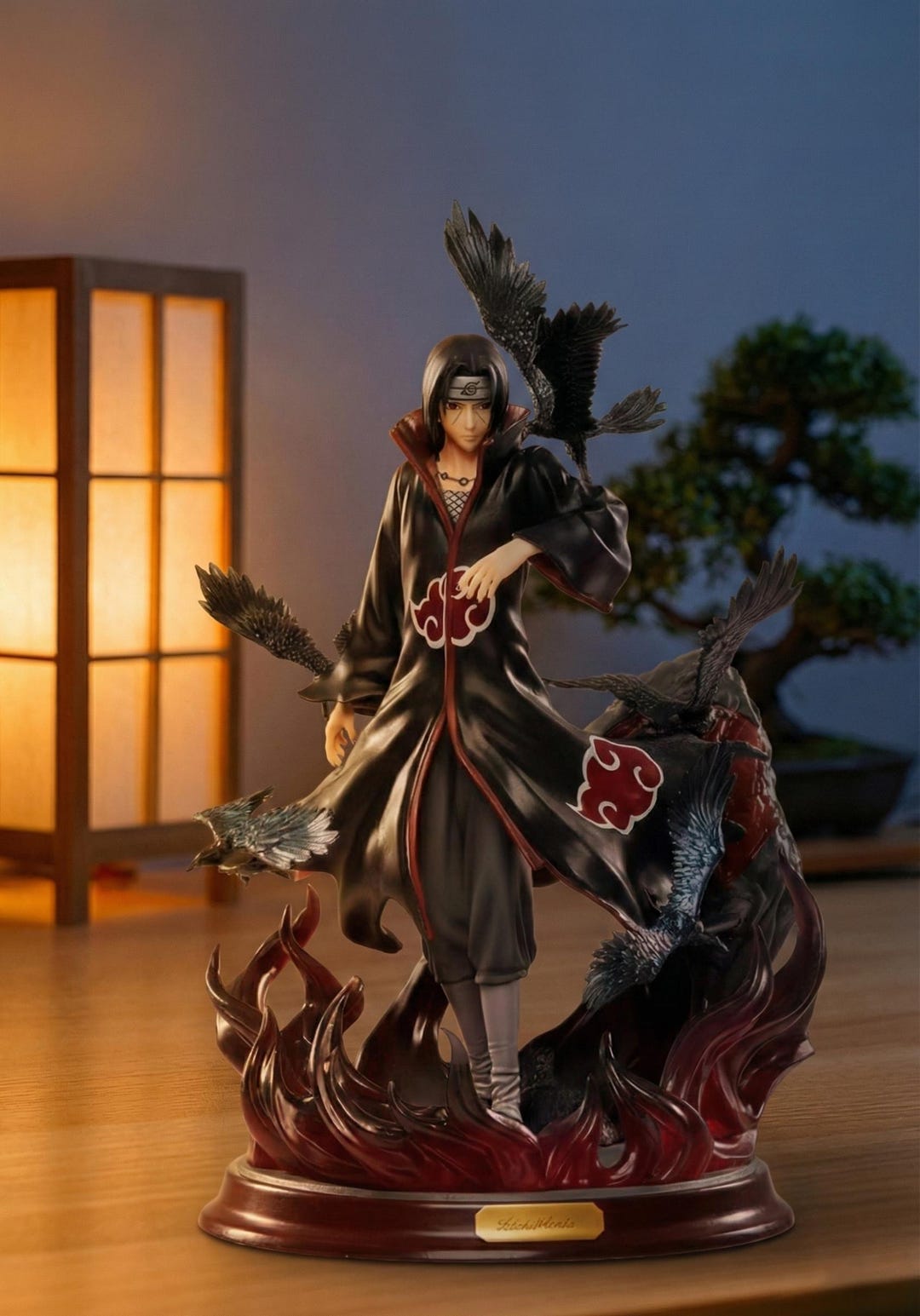 Rogue Shinobi Action Figure, Raven Companion, 25cm PVC Manga Statue - Etsy
