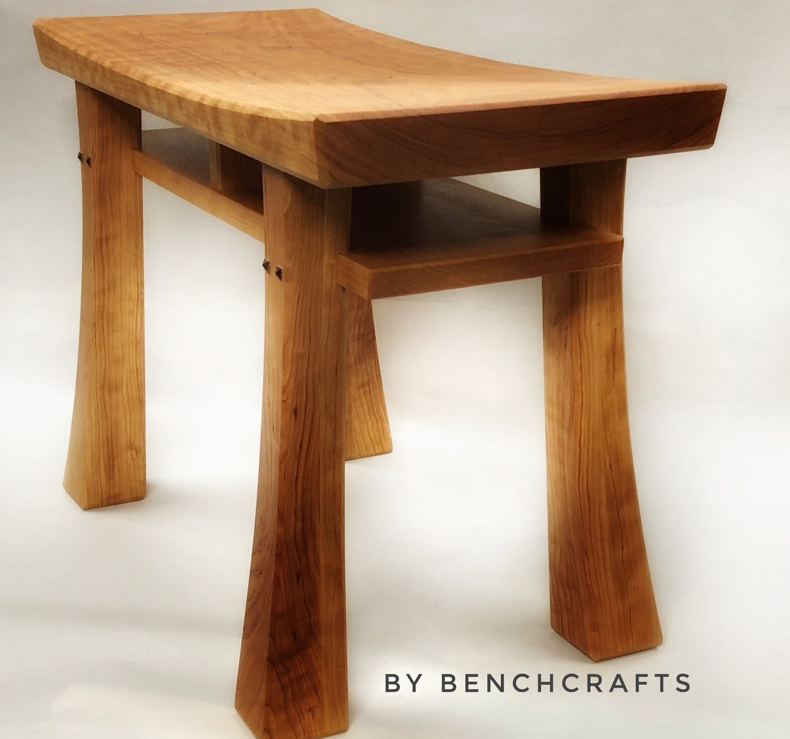 Asian Style Stool Cherry (size Large) Made to Order Also Available in ...