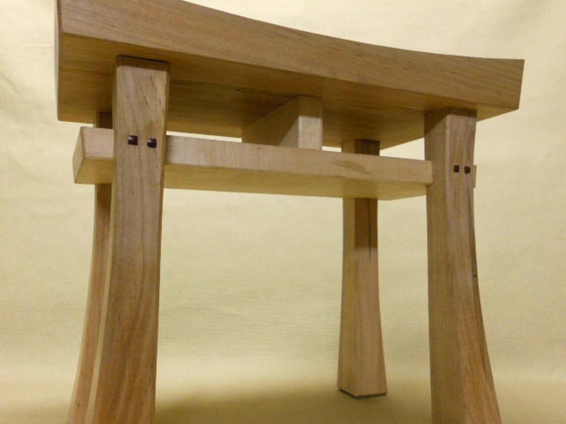 Asian Style Stool (size Small) Made to Order Maple, Oak, Cherry, Walnut ...