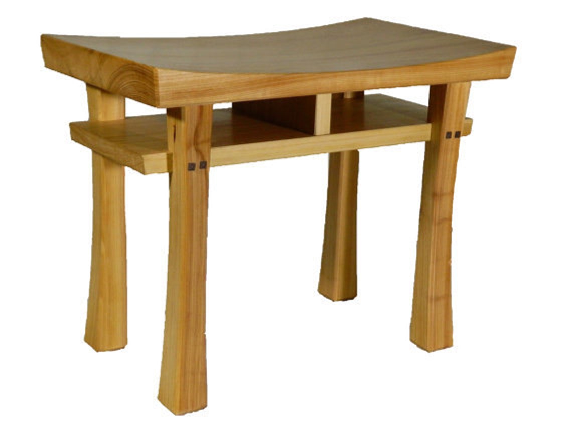 Asian Style Bench size Medium Made to Order Maple Oak - Etsy