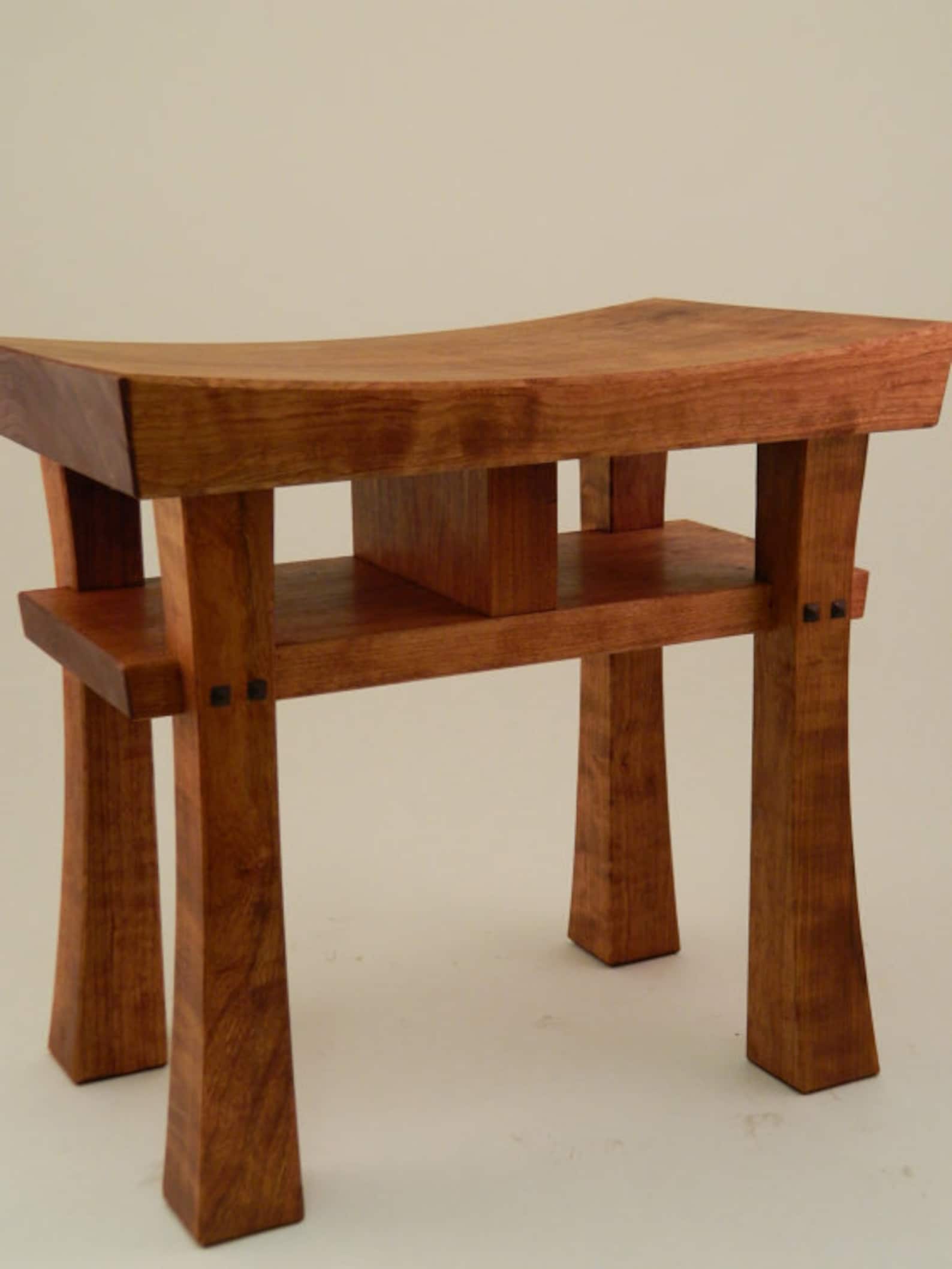Asian Style Stool (size Small) Made to Order Maple, Oak, Cherry, Walnut ...