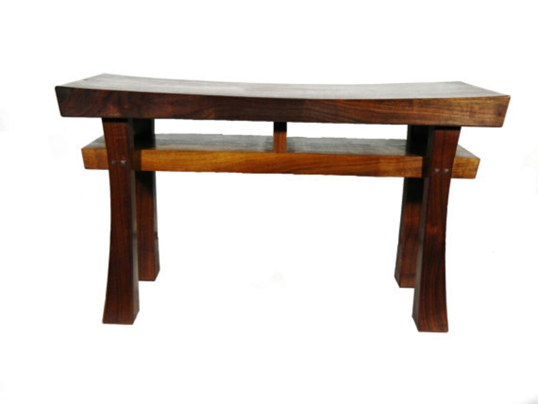 Asian Style Bench size Large Made to Order Maple Oak - Etsy