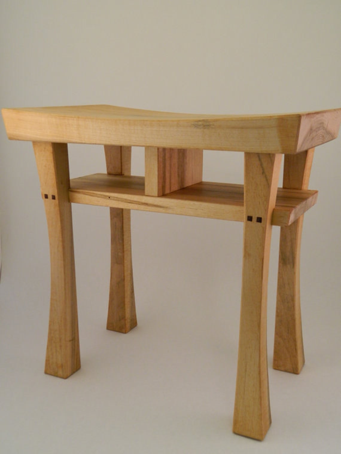 Asian Style Bench size Medium Made to Order Maple Oak - Etsy