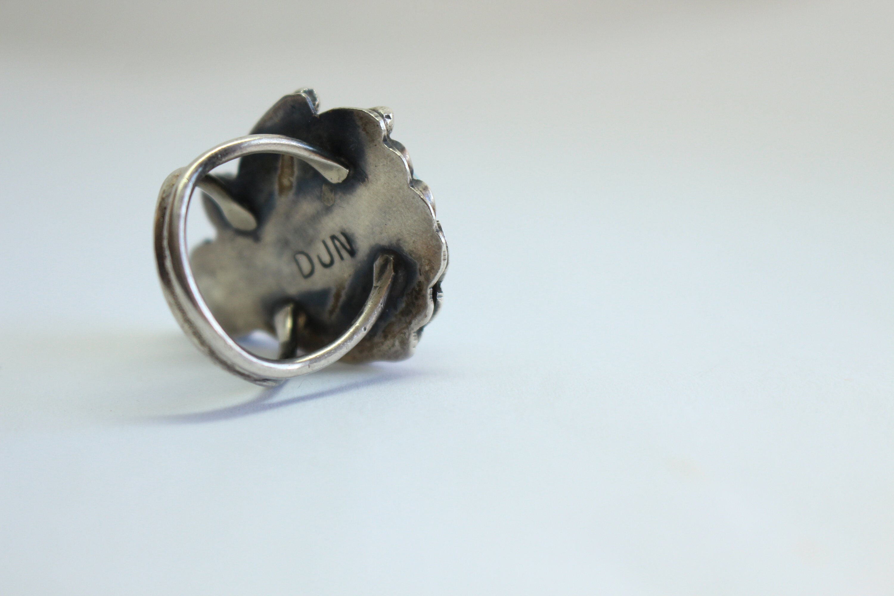 Sterling Silver and Turquoise Ring Vintage Made by Delvin J. Nelson ...