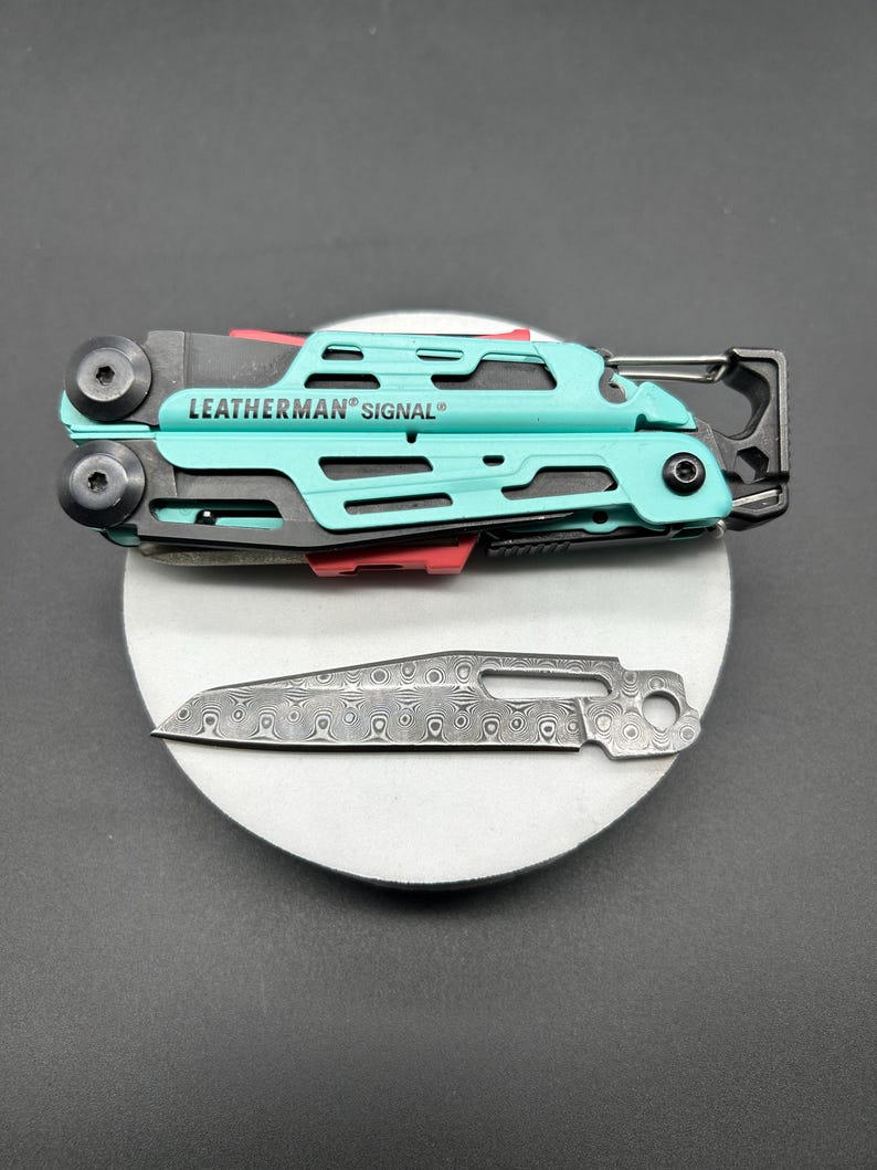 Leatherman Tool Core Upgrade: Universal VG10 Damascus Replacement Blade ...